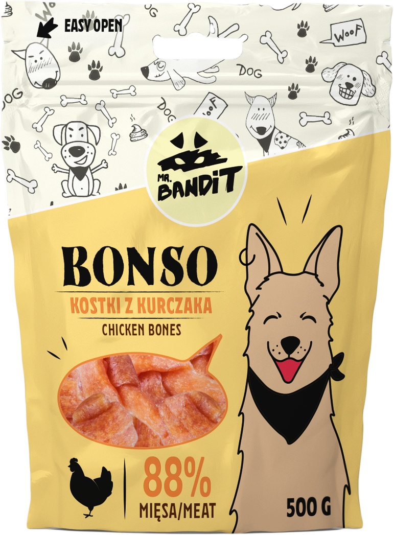 MR BANDIT BONSO - CHICKEN BONES – Petlove.com.mt