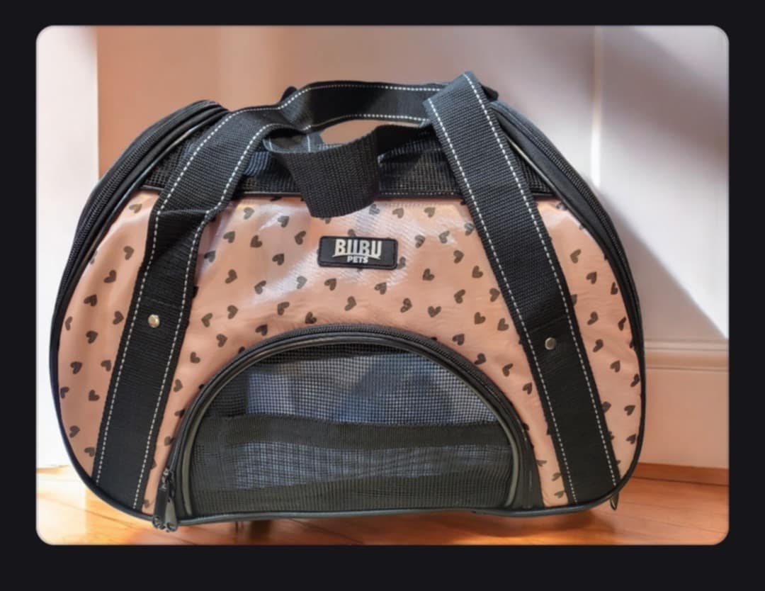 Dog/Cat BuBu Carrier with hearts – Petlove.com.mt